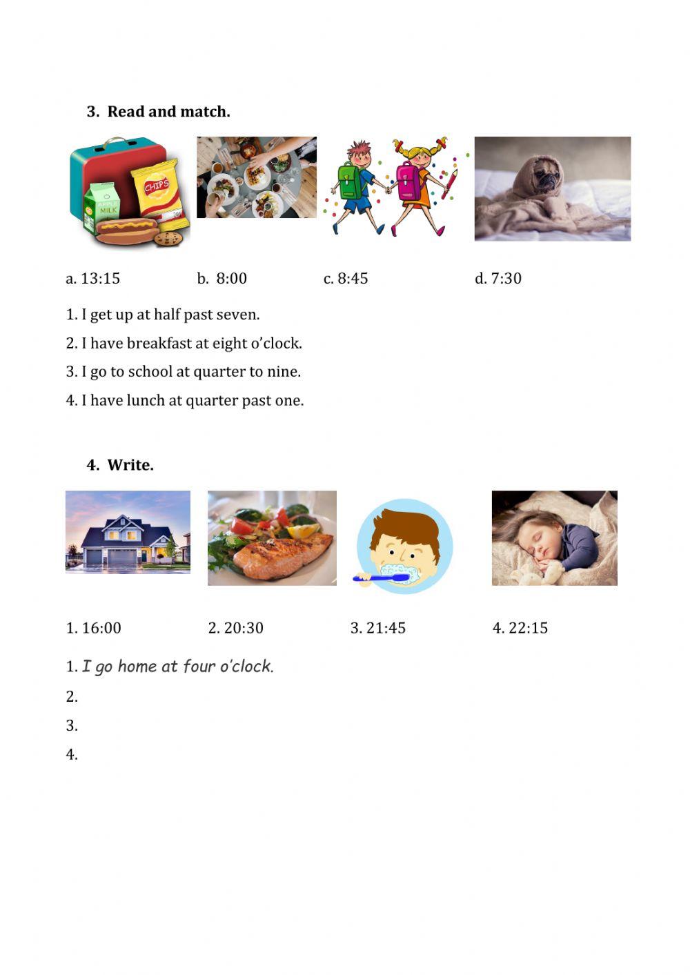 4th class extension 1 (unit 5) worksheet | Live Worksheets