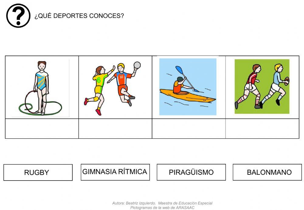 Los deportes online worksheet | Live Worksheets