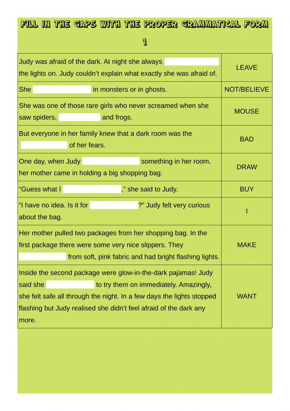 Proper Grammar … | Free Interactive Worksheets | 204079