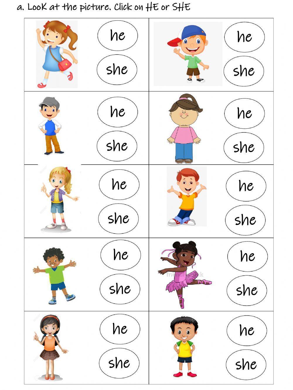 It They Worksheets Kindergarten It They Worksheets Kindergarten