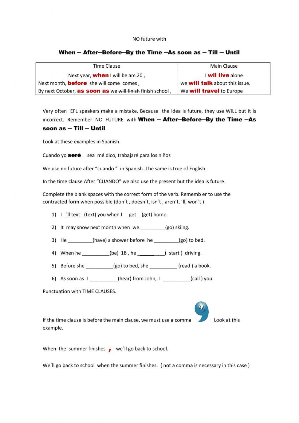 No future after… | Free Interactive Worksheets | 205045