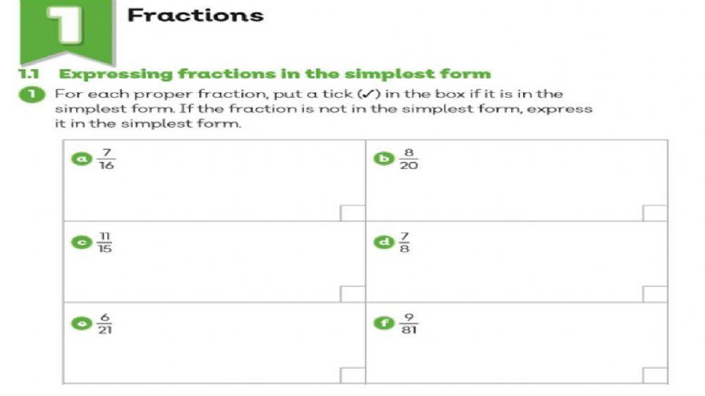 P5 Simplify Fraction 5690193 | patrickjayson | Live