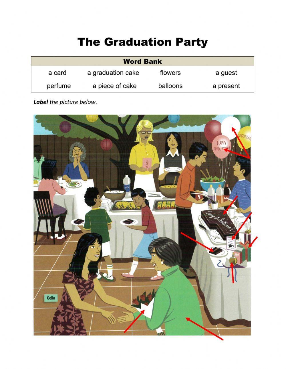 The Graduation … | Free Interactive Worksheets | 205365