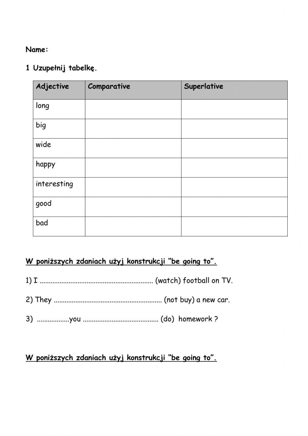 Adjectives online exercise for pre-intermediate | Live Worksheets