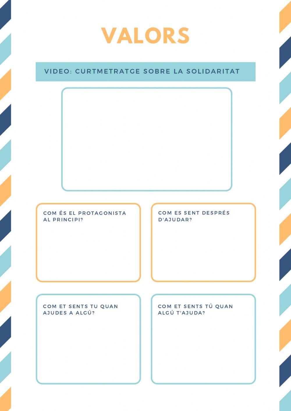 La solidaritat 205784 | Cristina Sureda | LiveWorksheets