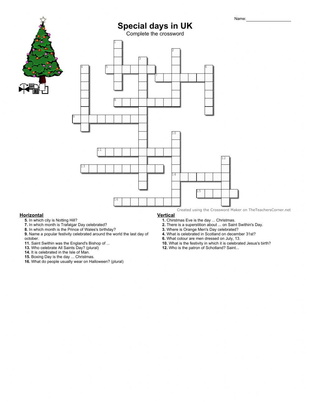 Special Dates i… | Free Interactive Worksheets | 206341