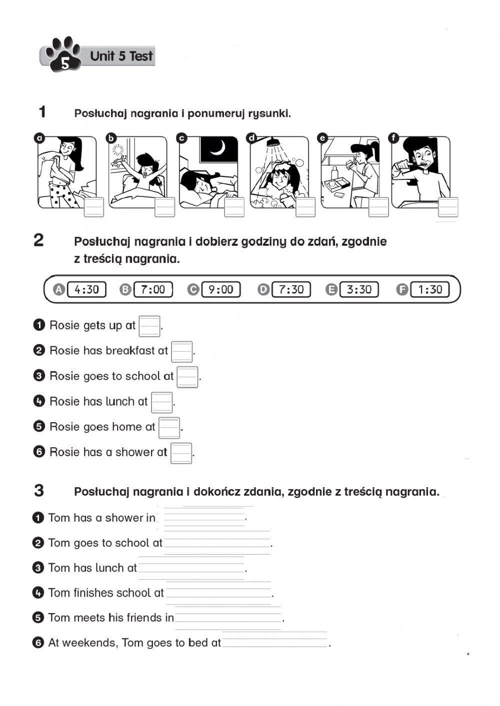 5692754 Tiger 3 Unit 5 Test Agatakz Liveworksheets