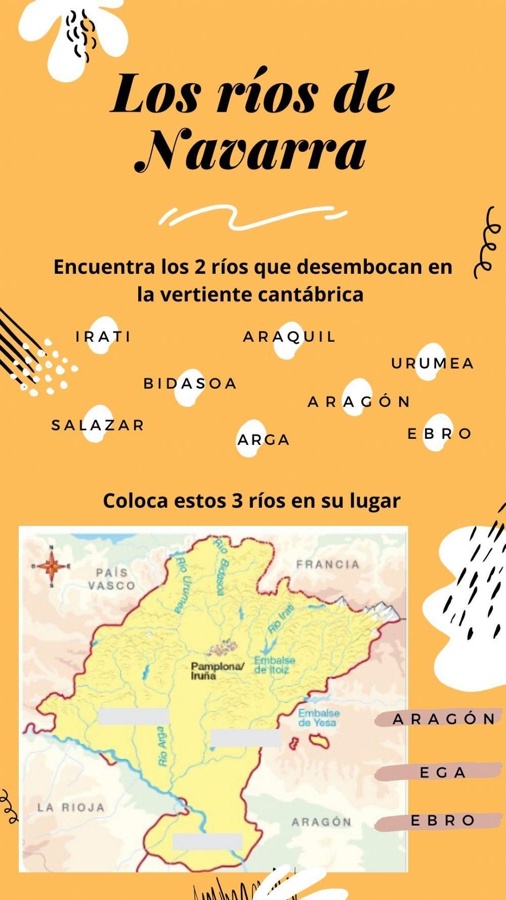 Ríos interactive worksheet | Live Worksheets