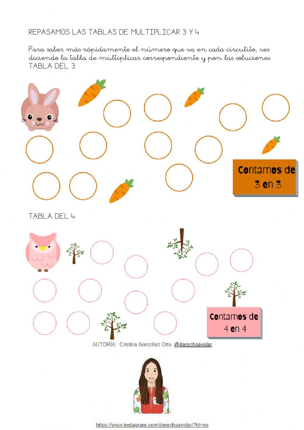 Repasamos las tablas de multiplicar activity | Live Worksheets