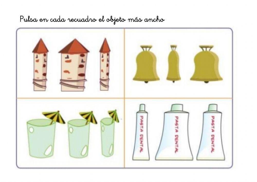 Ancho-estrecho | Free Interactive Worksheets | 208568