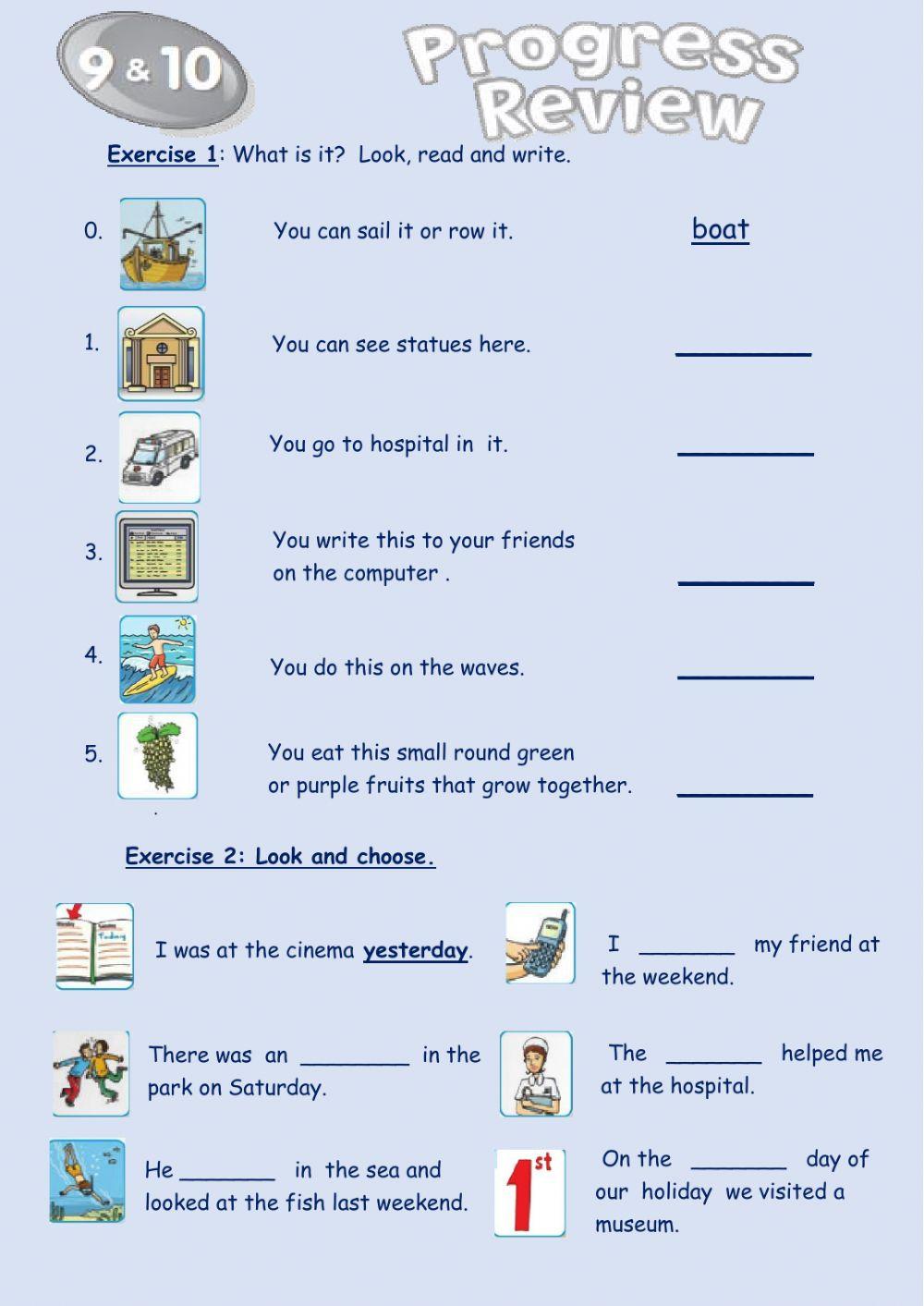 Test 6 online exercise for | Live Worksheets