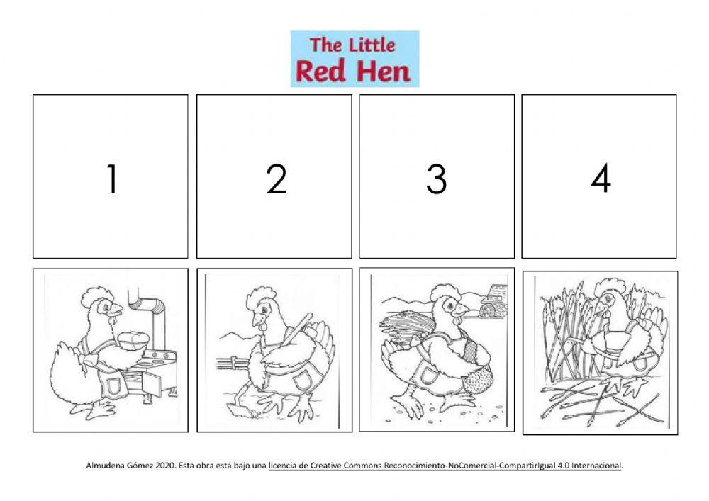 The Little Red Hen Sequencing