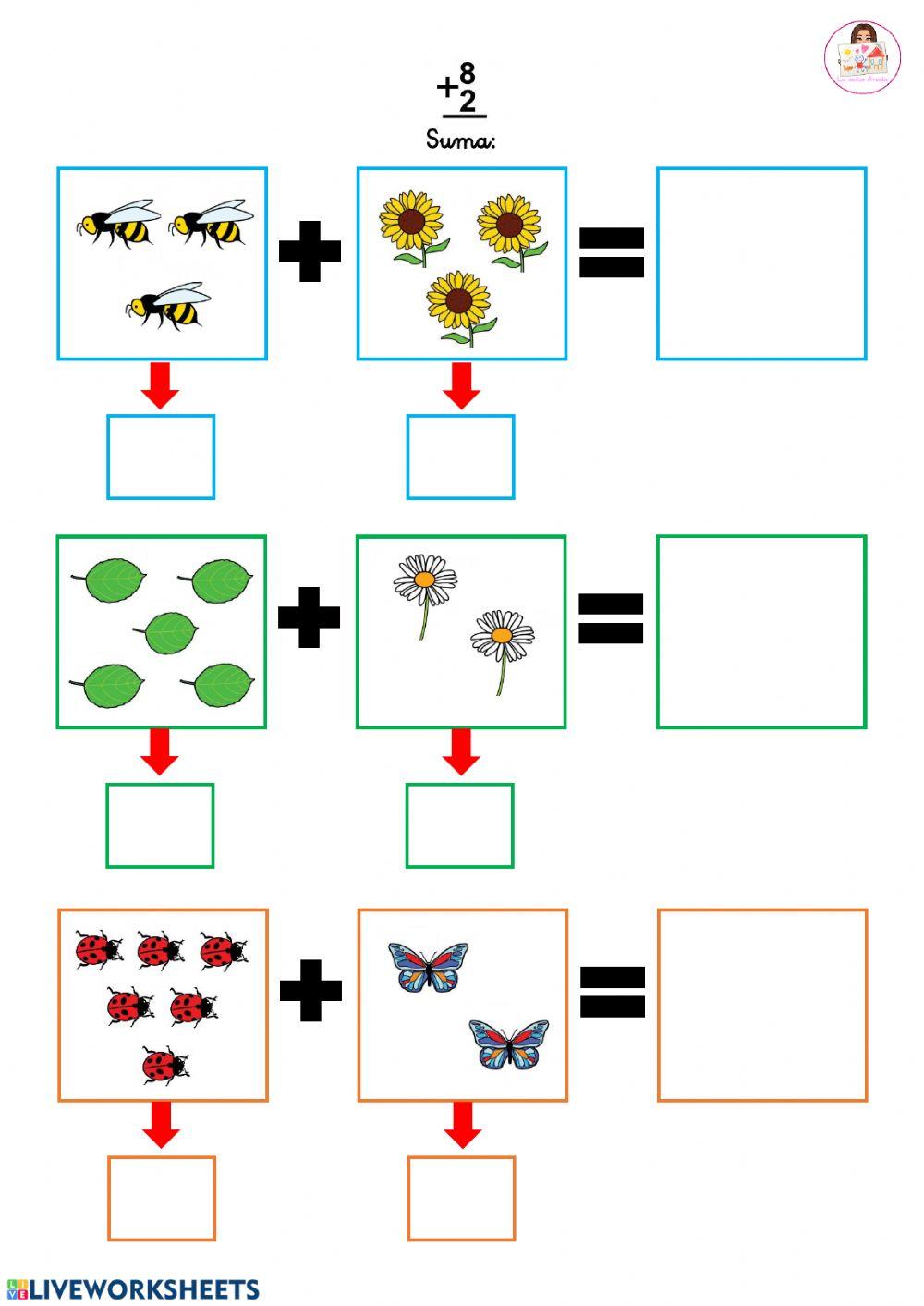 Suma | AnaisCM | Live Worksheets