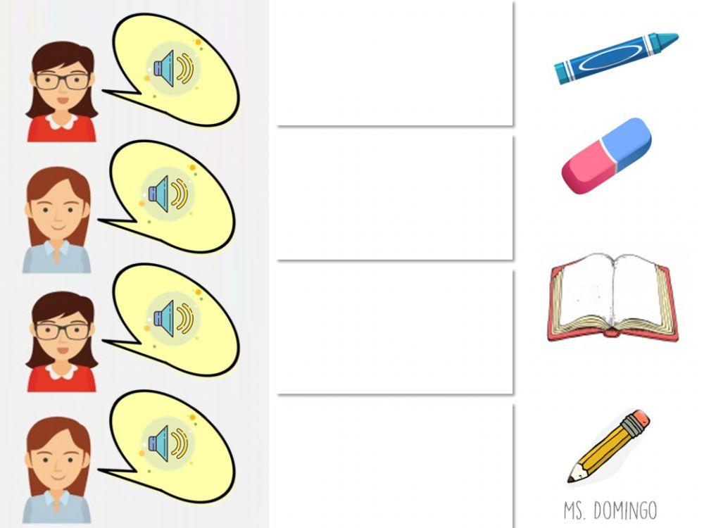 Classroom Objects 2 activity | Live Worksheets