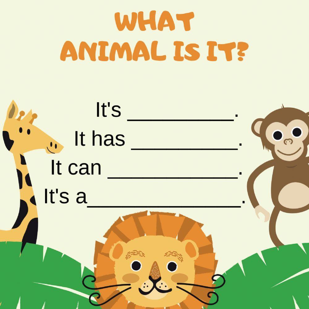 What animal is it? exercise | Live Worksheets