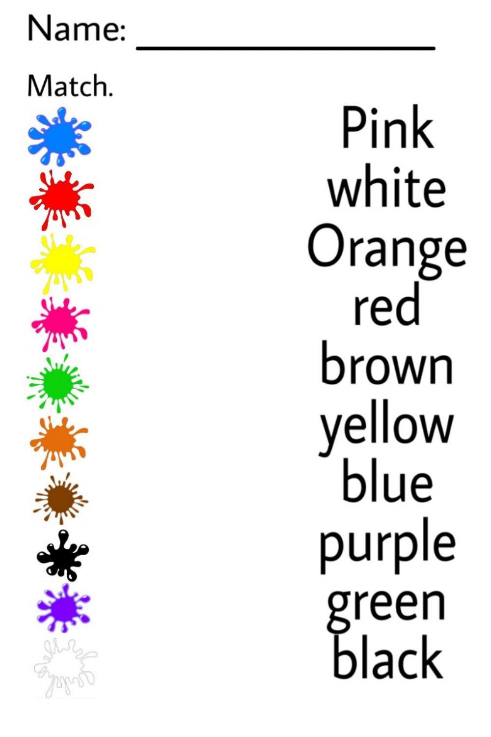 Colors online exercise for SECOND | Live Worksheets