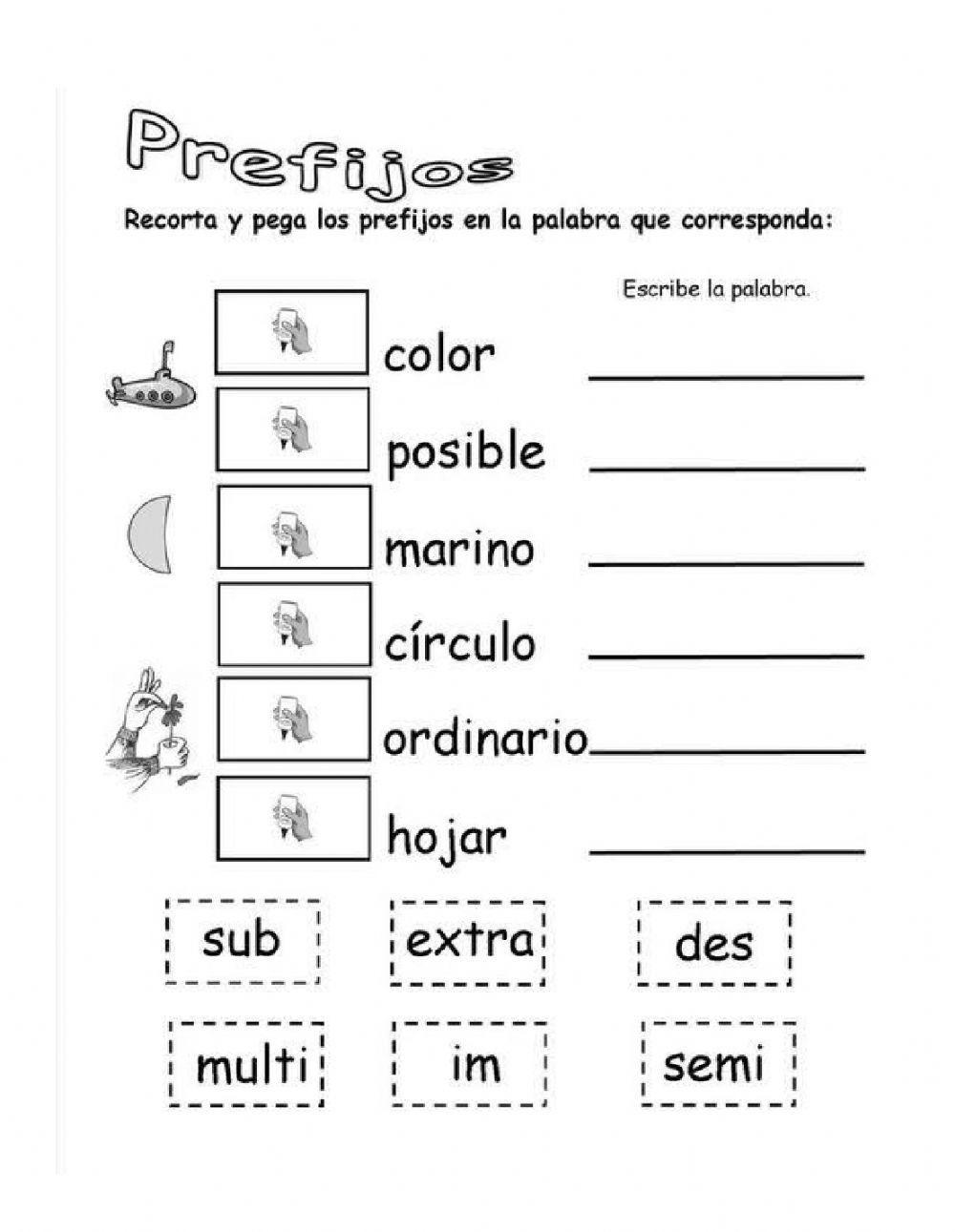 Sufijos 210557 | AinLarraIruPT | LiveWorksheets
