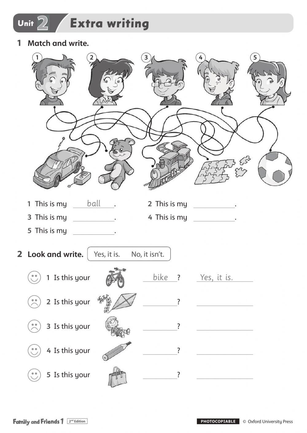 EXTRA WRITING F… | Free Interactive Worksheets | 5703120