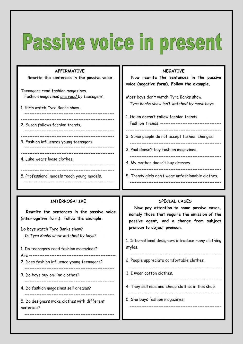 Passive voice present 212703 | RValdez14 | Live