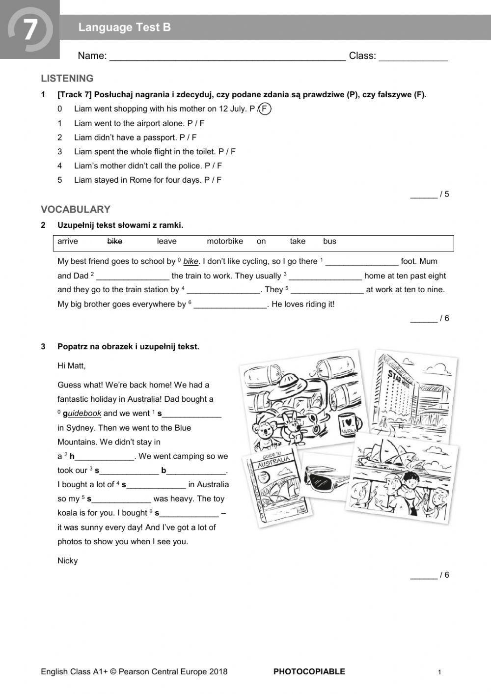unit 7 english … | Free Interactive Worksheets | 5705713