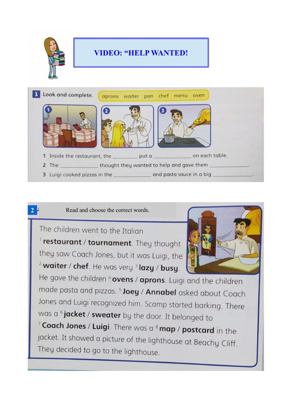 Video comprehen… | Free Interactive Worksheets | 213099