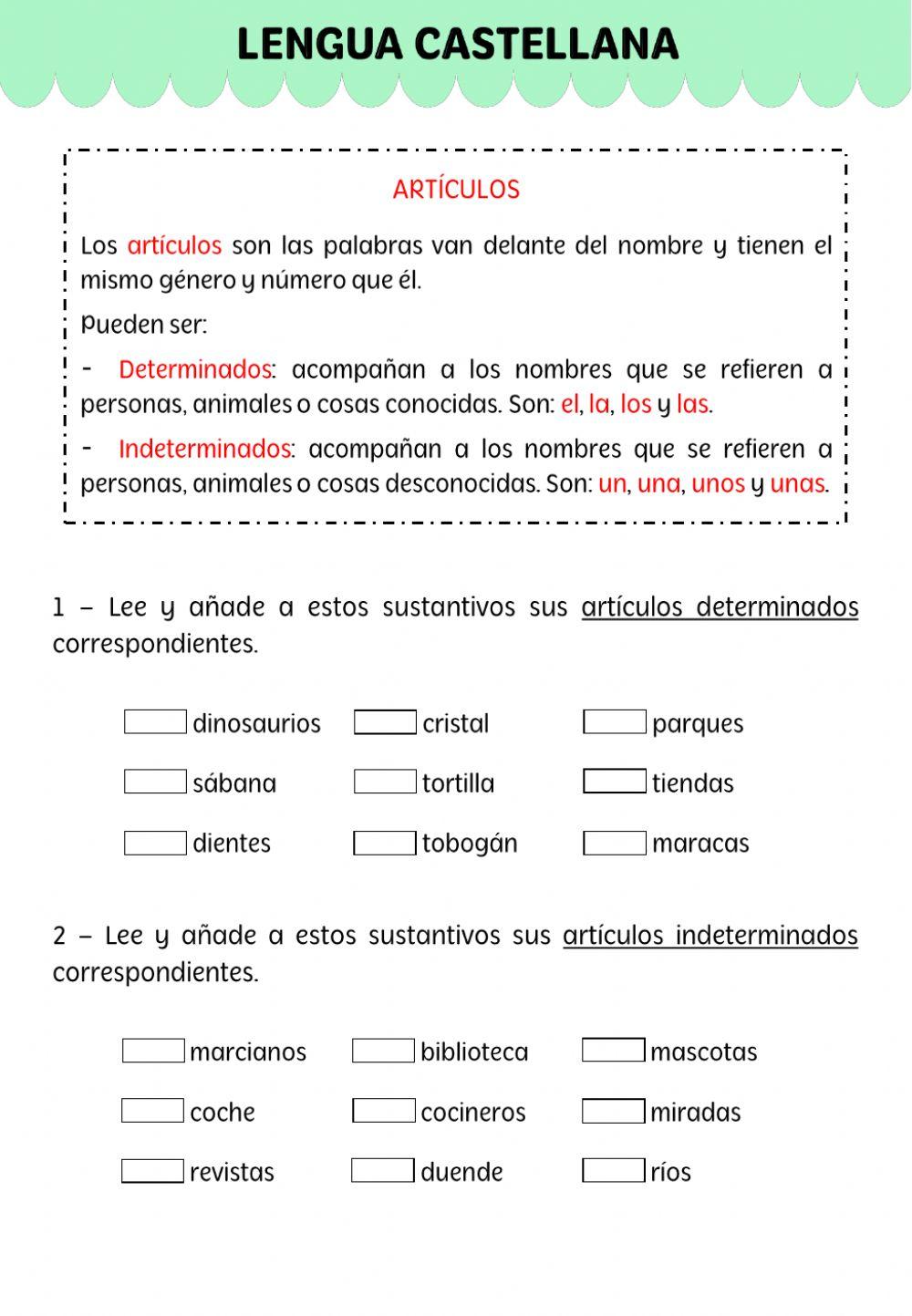 LOS DETERMINANT… | Free Interactive Worksheets | 5707968