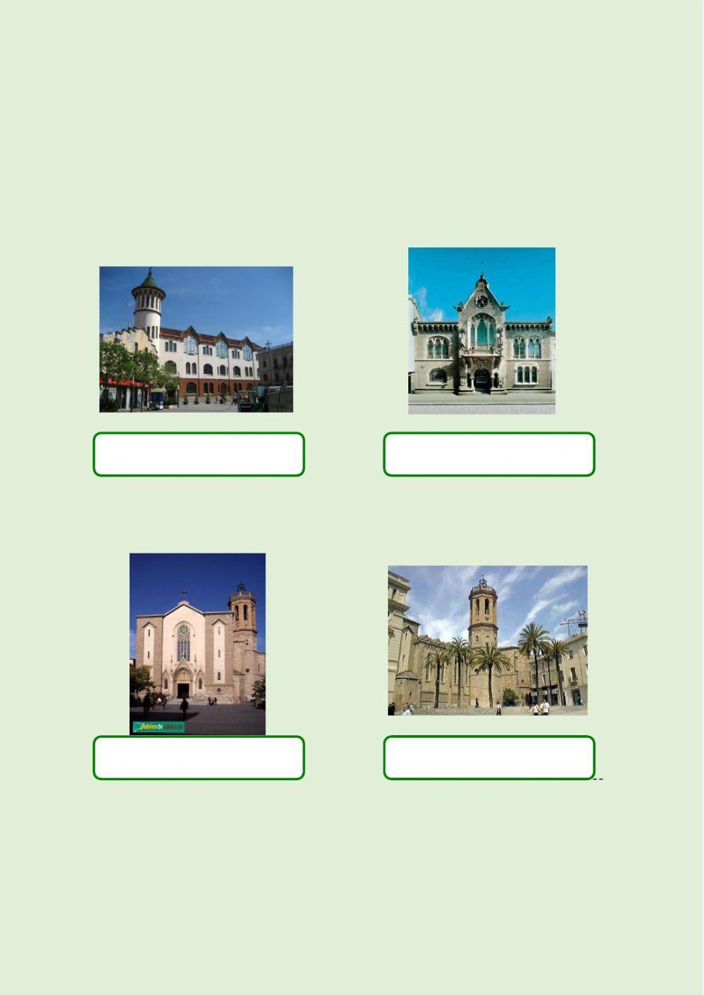 Edificis de Sab… | Free Interactive Worksheets | 171531