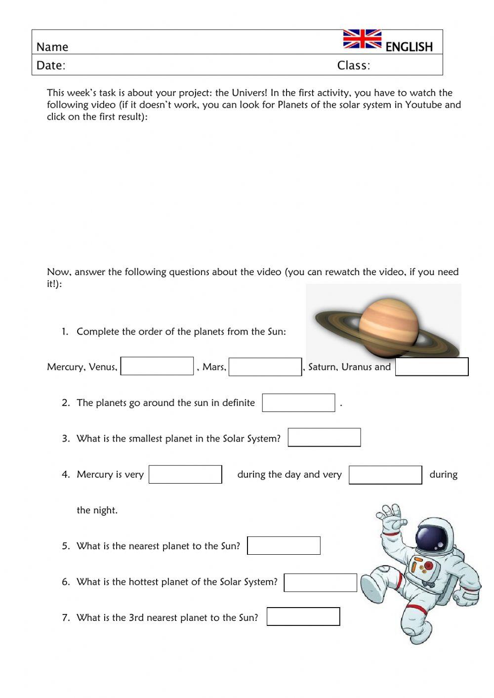 5710605 | Planets of the Solar System | Joan G