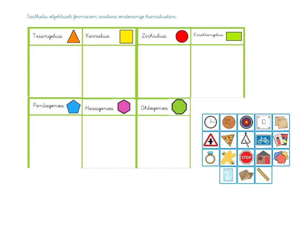 Irudi geometrik… | Free Interactive Worksheets | 215302