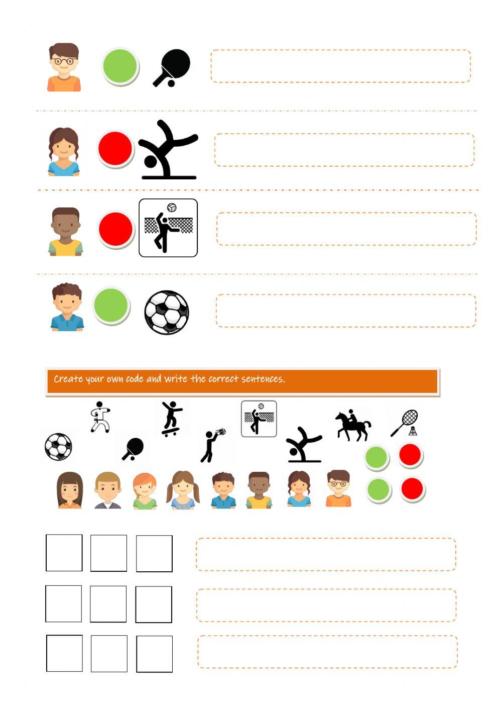 Let-s do sport worksheet | Live Worksheets