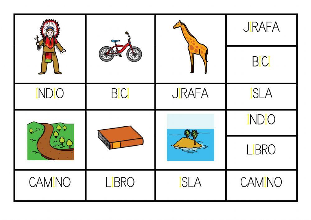 Loto-vocal-i | Free Interactive Worksheets | 215576