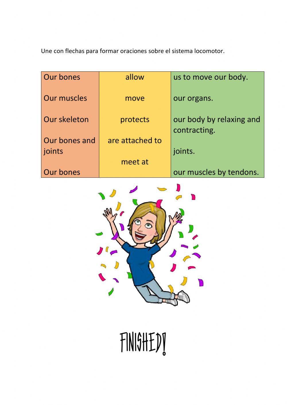 216118 | Locomotor system | winyminy | LiveWorksheets