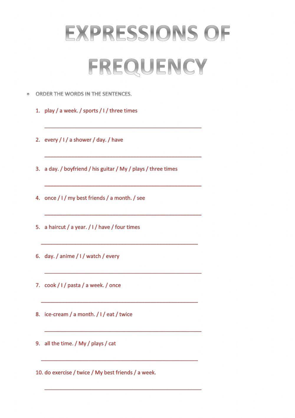 Expressions of … | Free Interactive Worksheets | 216443