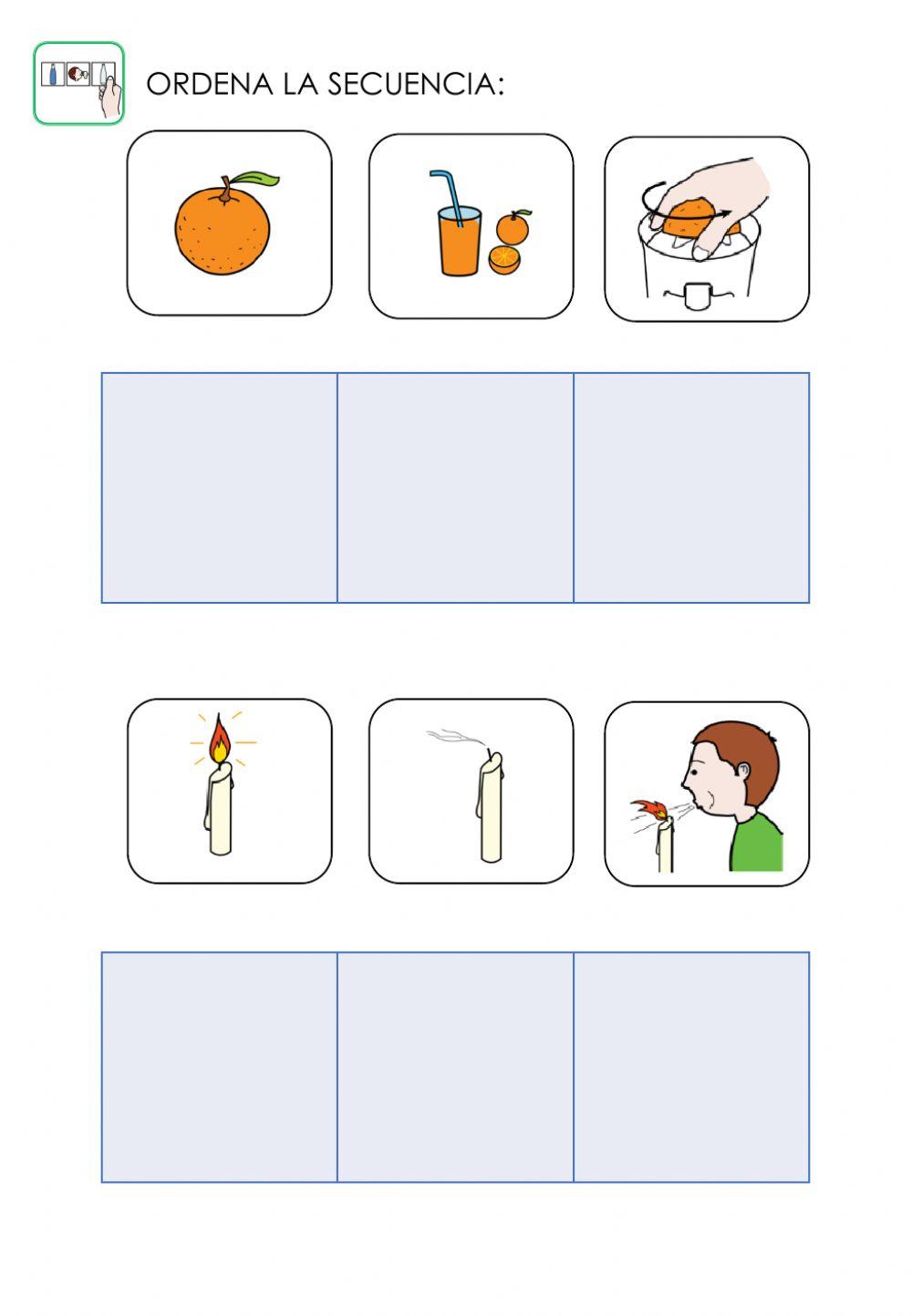 ORDENAR SECUENCIAS online exercise for | Live Worksheets ORDENAR SECUENCIAS online exercise for | Live Worksheets