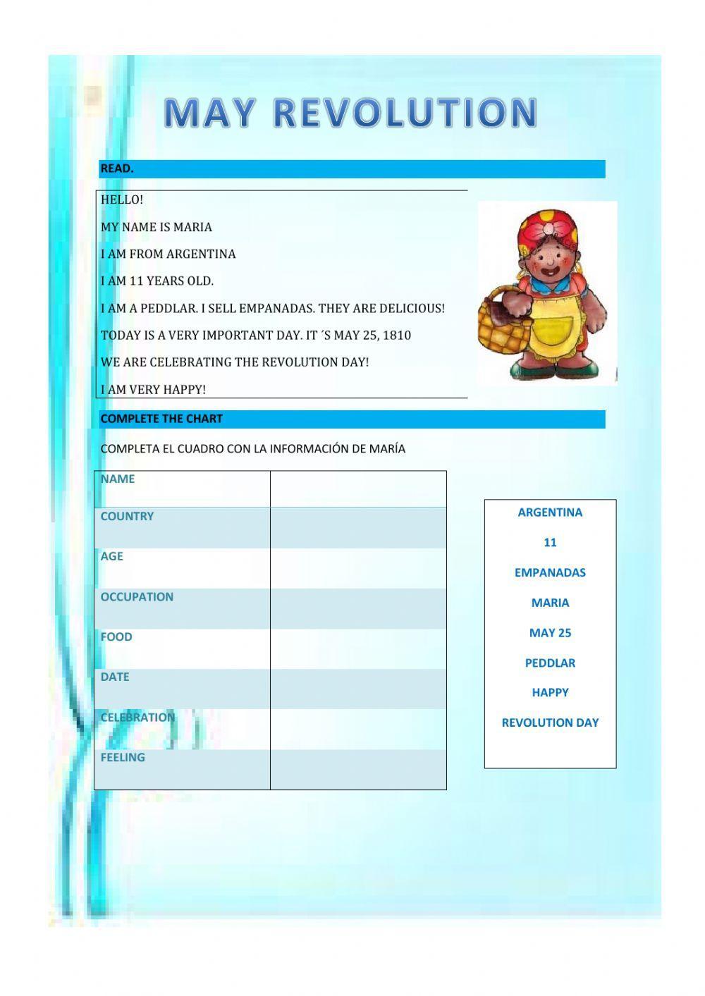 May revolution | Free Interactive Worksheets | 216853