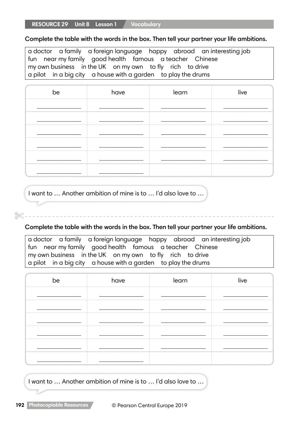 english class a… | Free Interactive Worksheets | 5714787