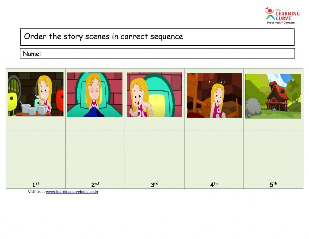 JK & SK Worksheet - Goldilocks worksheet | Live Worksheets