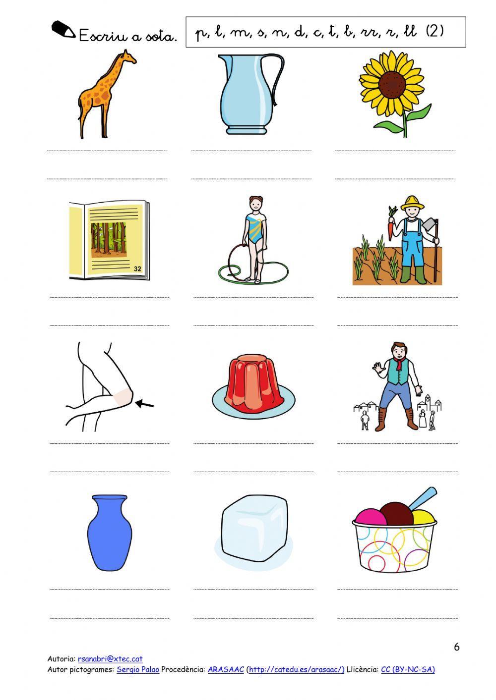 Ga, go, gu, GE, GI (1) worksheet | Live Worksheets