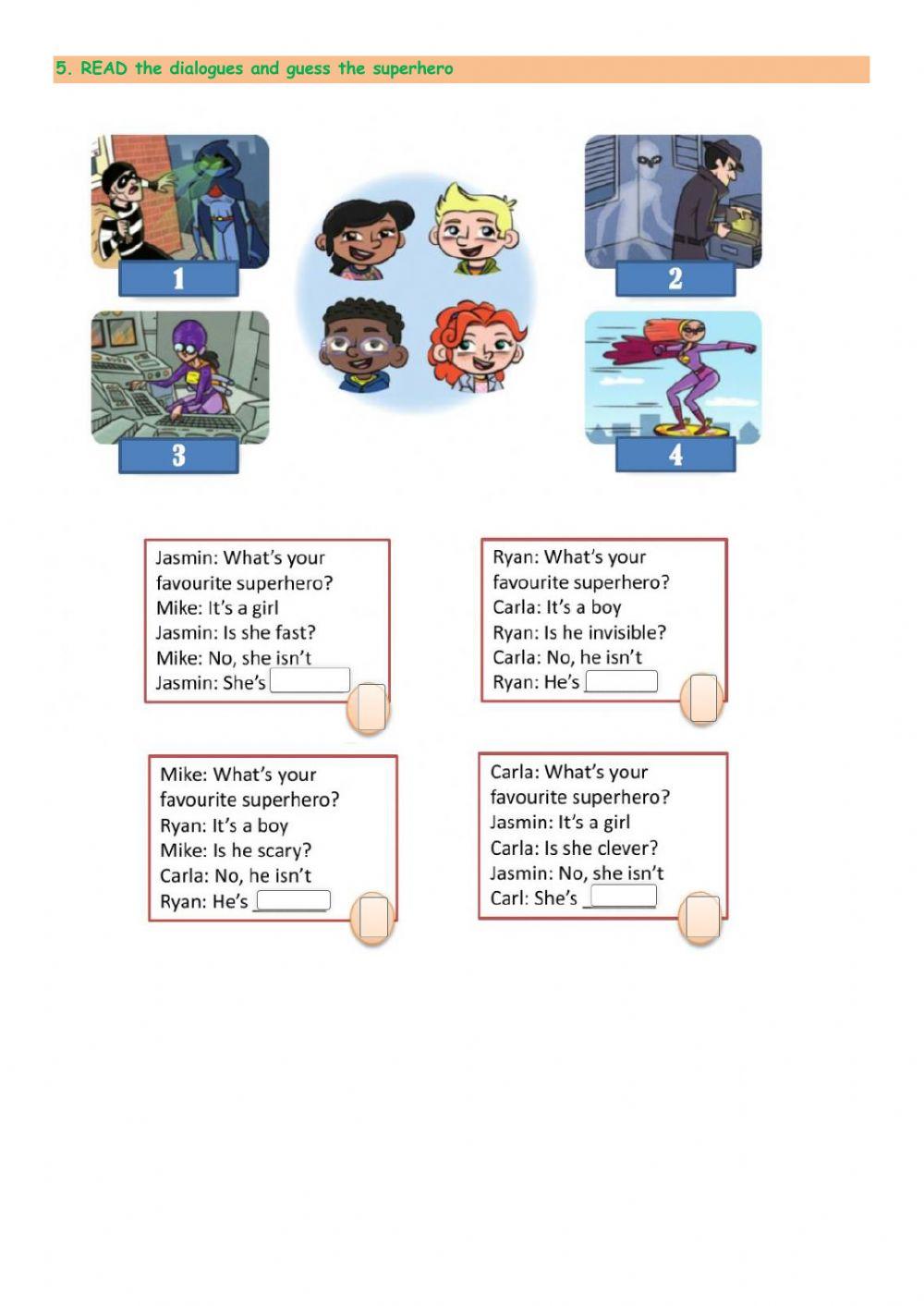 People worksheet for segundo | Live Worksheets