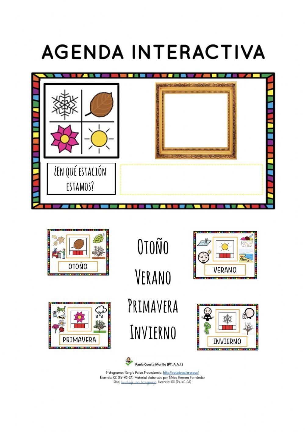 Agenda visual i… | Free Interactive Worksheets | 219344