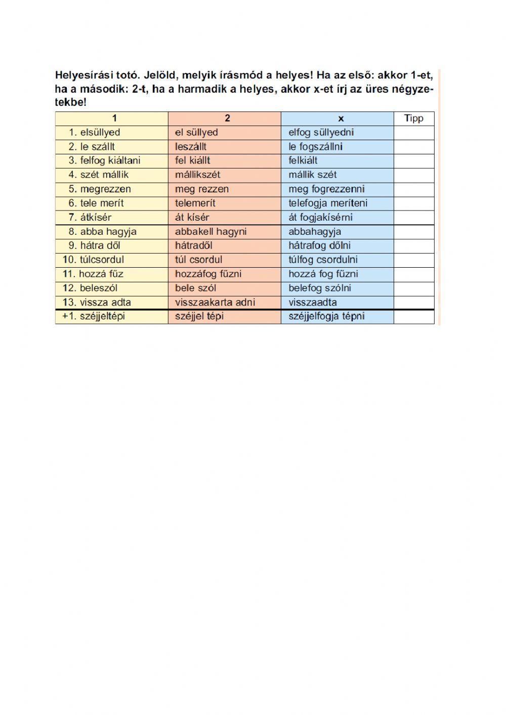 Igék gyakorlása… | Free Interactive Worksheets | 219662