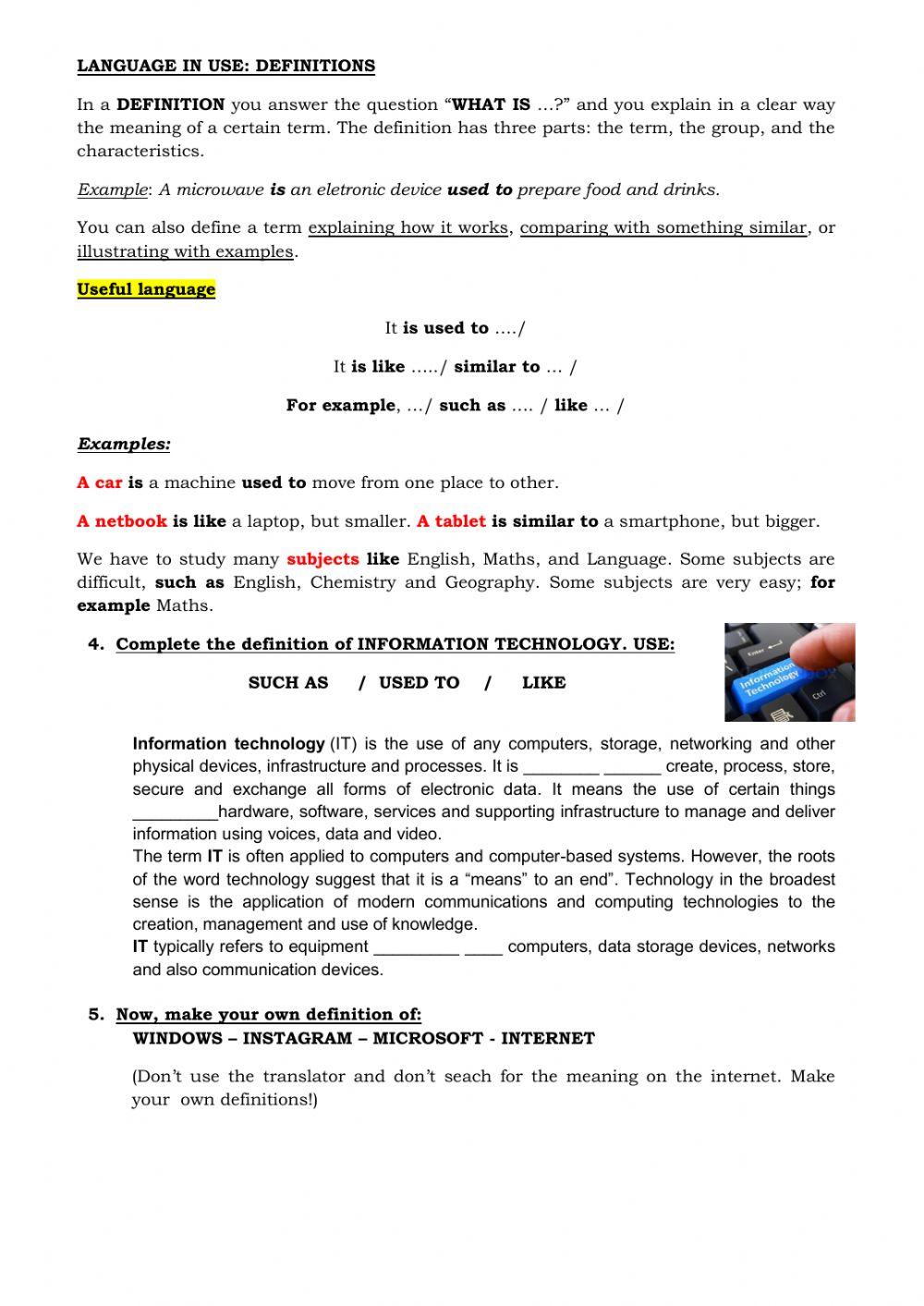 Data vs. Inform… | Free Interactive Worksheets | 5719150
