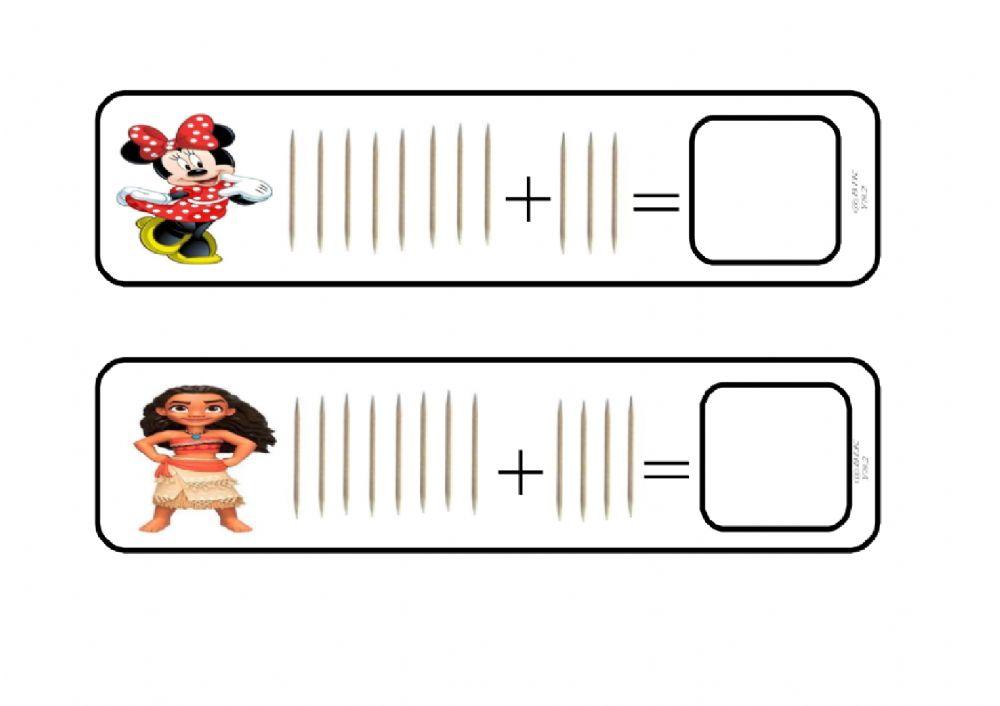 Suma con los pe… | Free Interactive Worksheets | 220668