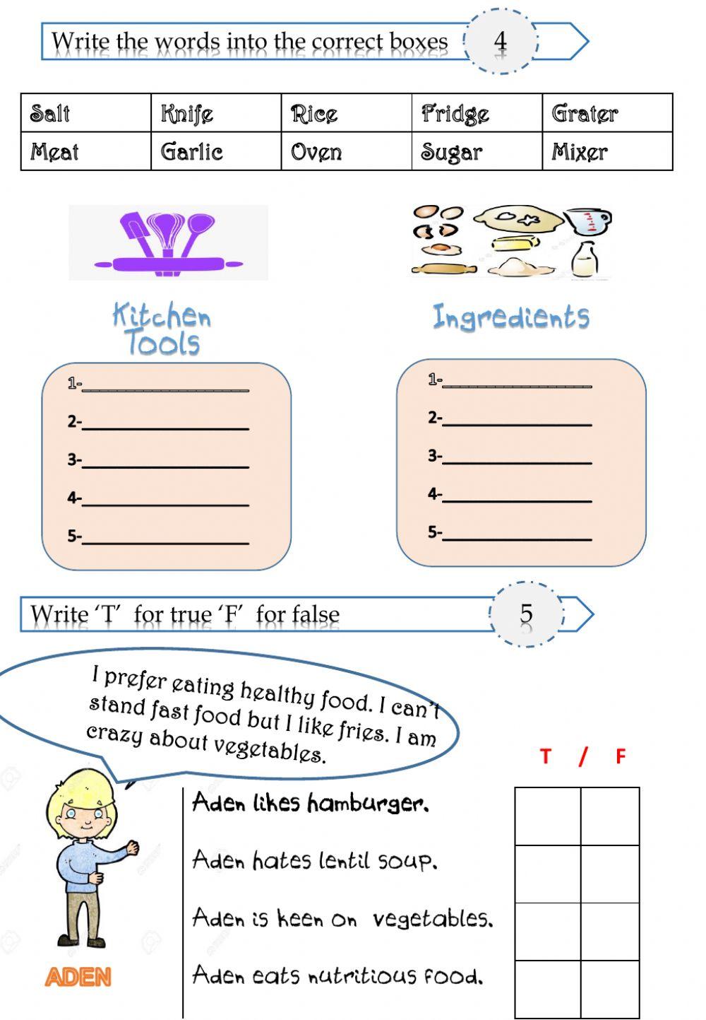 220856 | In the kitchen | iteacher | LiveWorksheets