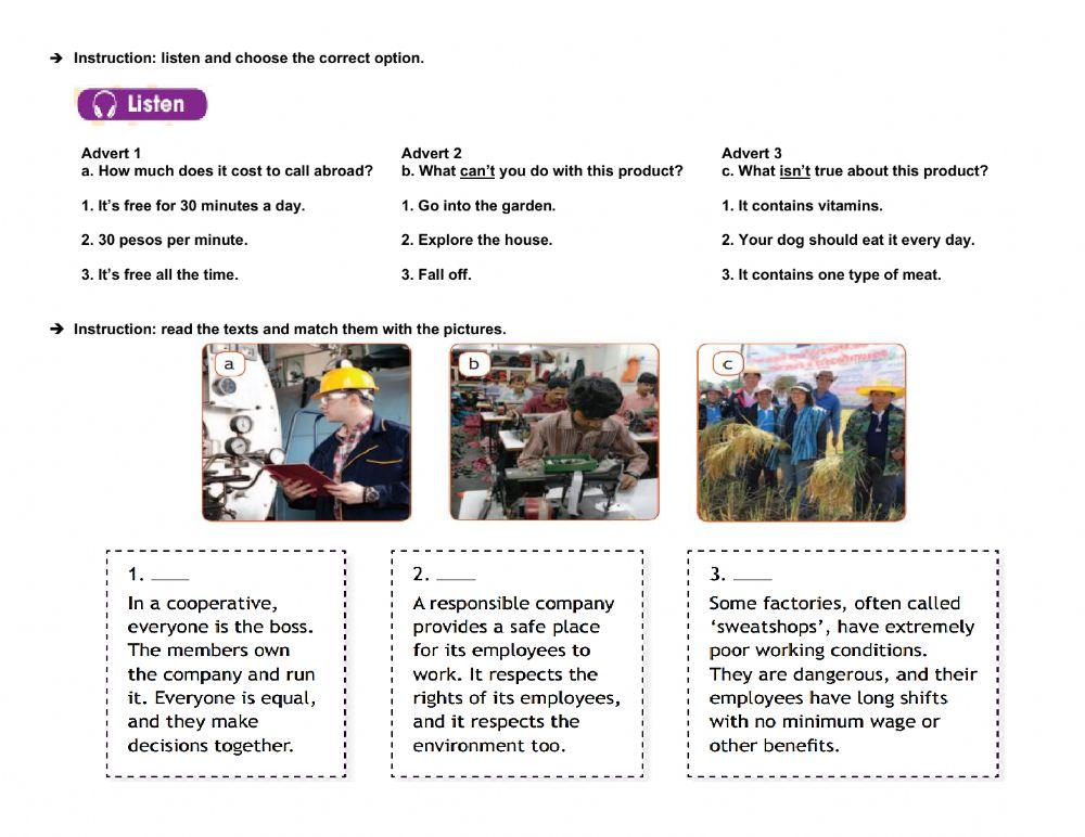 Focus on Reading Comprehension N°8(1) worksheet | Live Worksheets