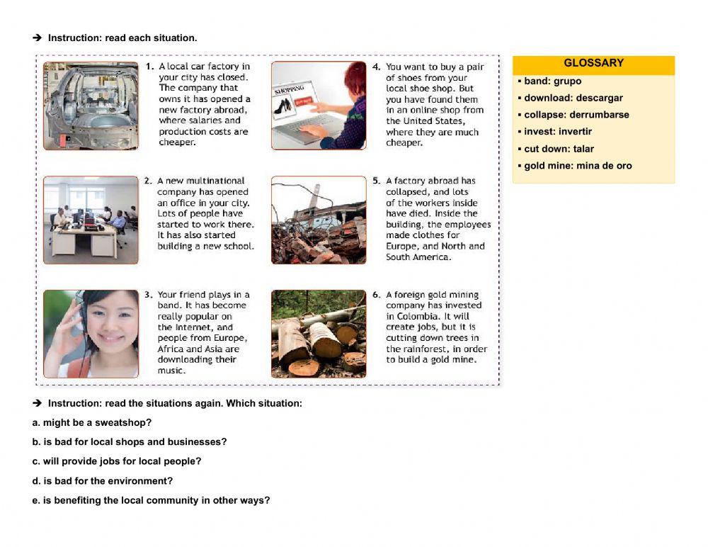 Focus on Reading Comprehension N°8(1) worksheet | Live Worksheets