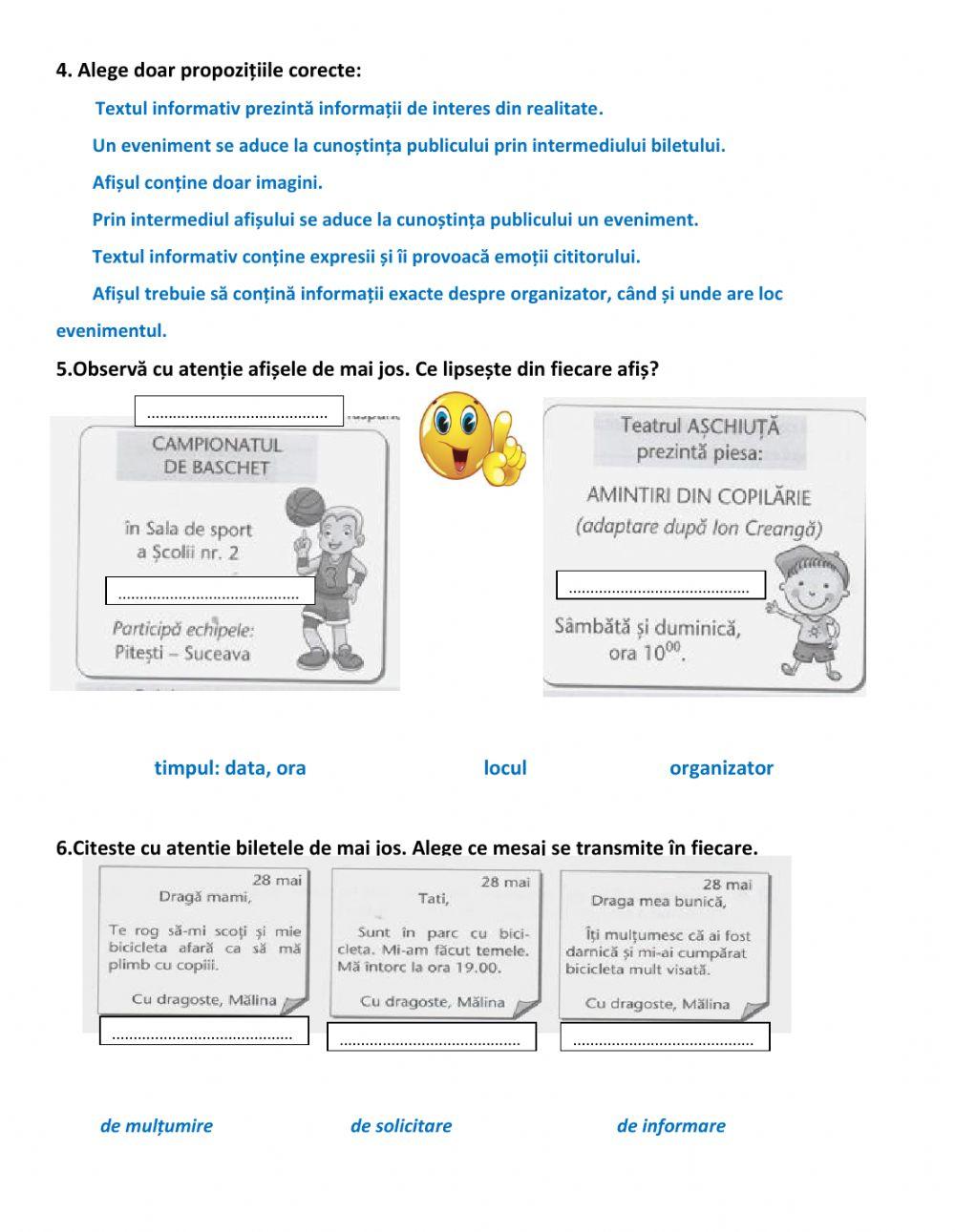 Exercitii de recapitulare worksheet | Live Worksheets