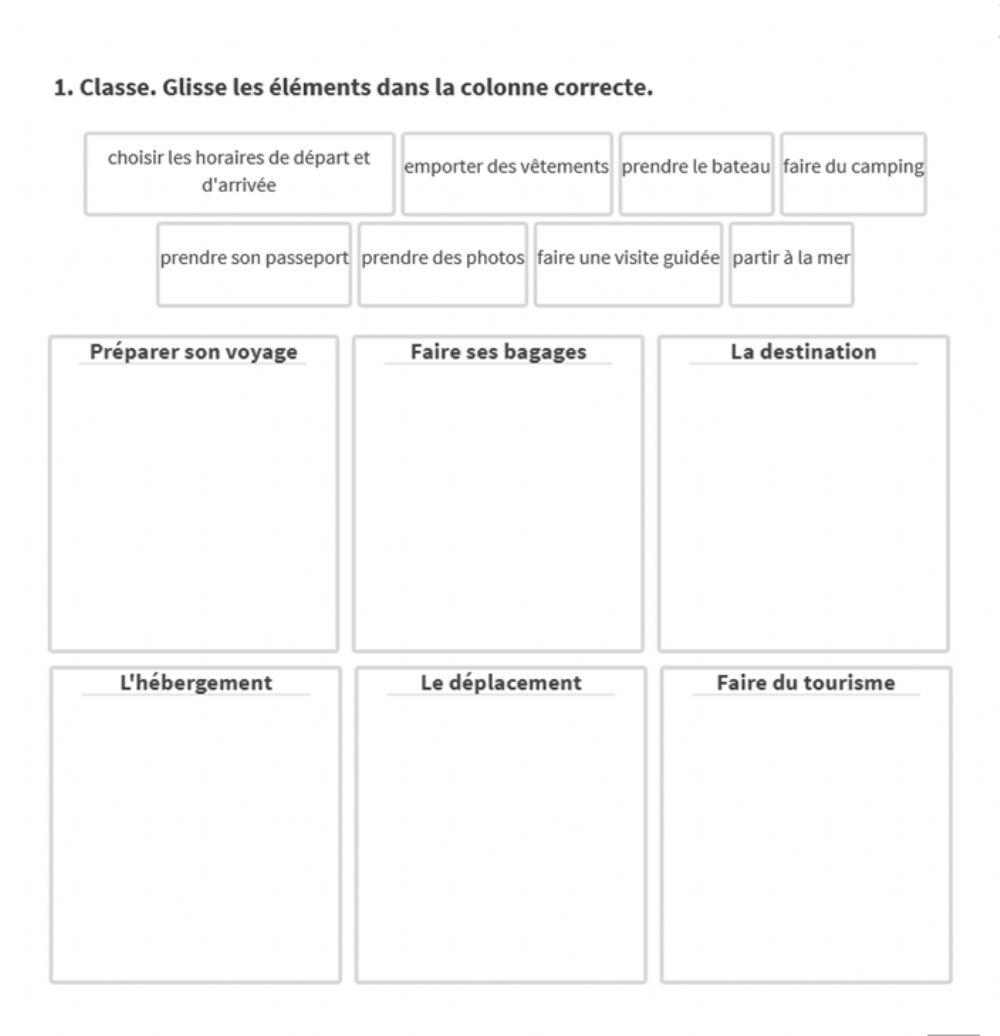 Faire un voyage 223931 | mgaumar828 | Live Worksheets