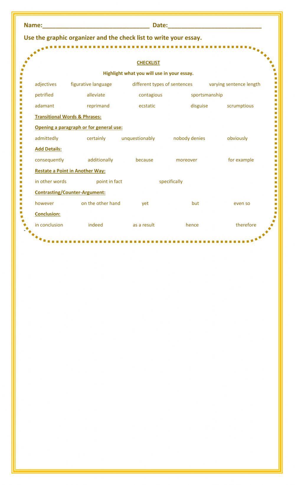 Persuasive Prom… | Free Interactive Worksheets | 224716