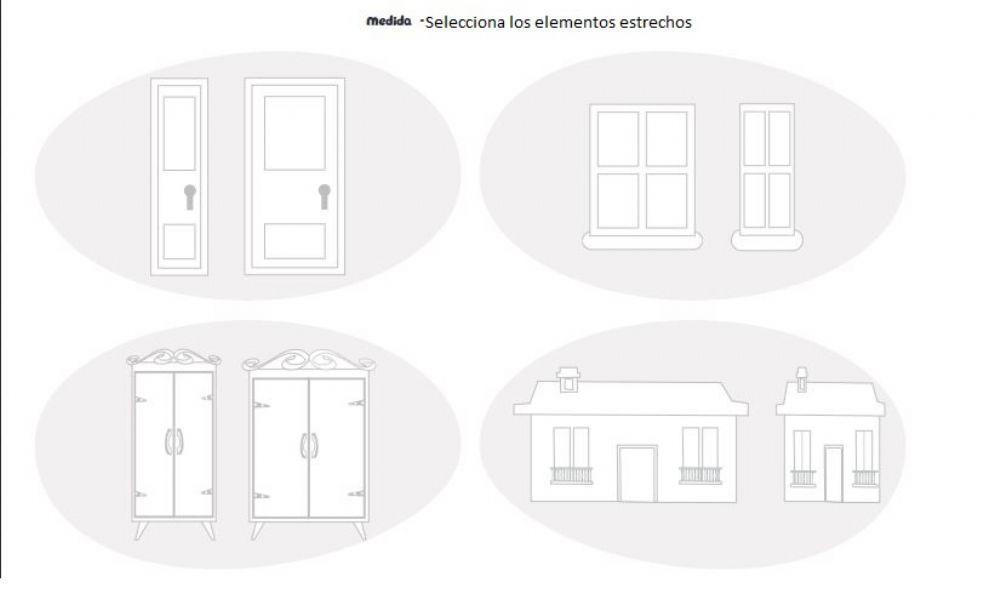 Ancho y estrecho interactive worksheet | Live Worksheets